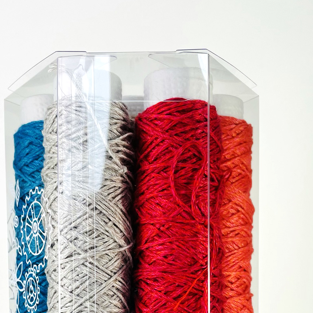 エップヤーン雑貨店に糸の小巻をカラフルに詰め合わせた新商品「FUN－Tan（ファンタン）」のシリーズが登場します！ – 東大阪繊維研究所ブログ